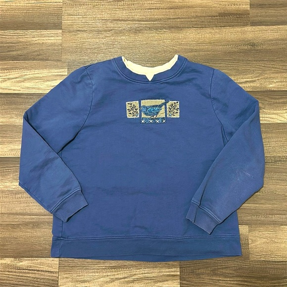 breckenridge | Sweaters | Vintage Blue Bird Crewneck Sweatshirt | Poshmark